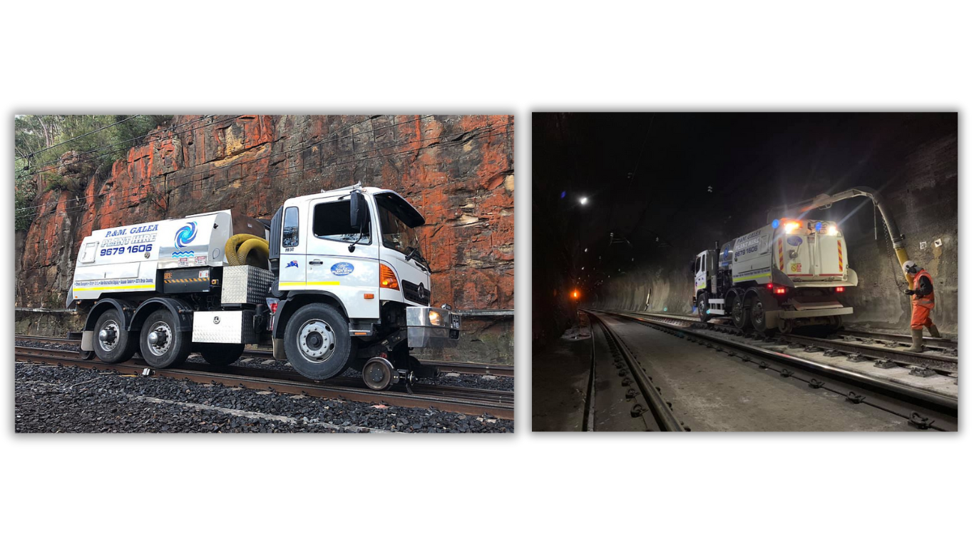 Hi-Rail Equipment Services | Hire Hi-Rail Vacuum Truck