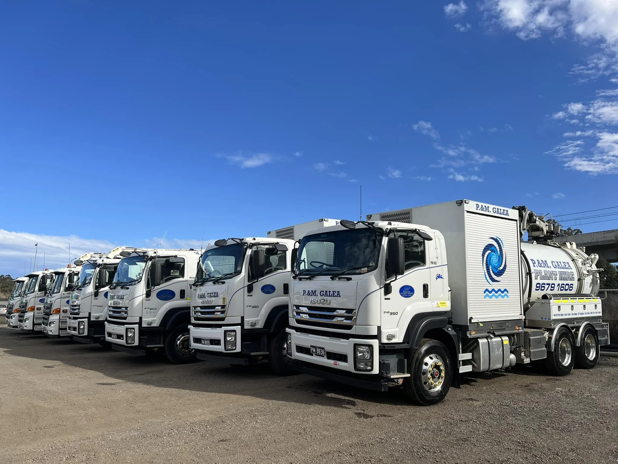 Fleet Hire Sydney | Water Carts & Vacuum Trucks | P&M Galea
