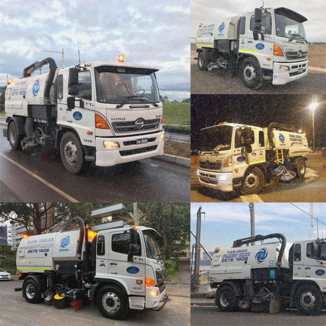 Street Sweeper Hire Sydney | Road Sweeper Truck NSW | P&M
