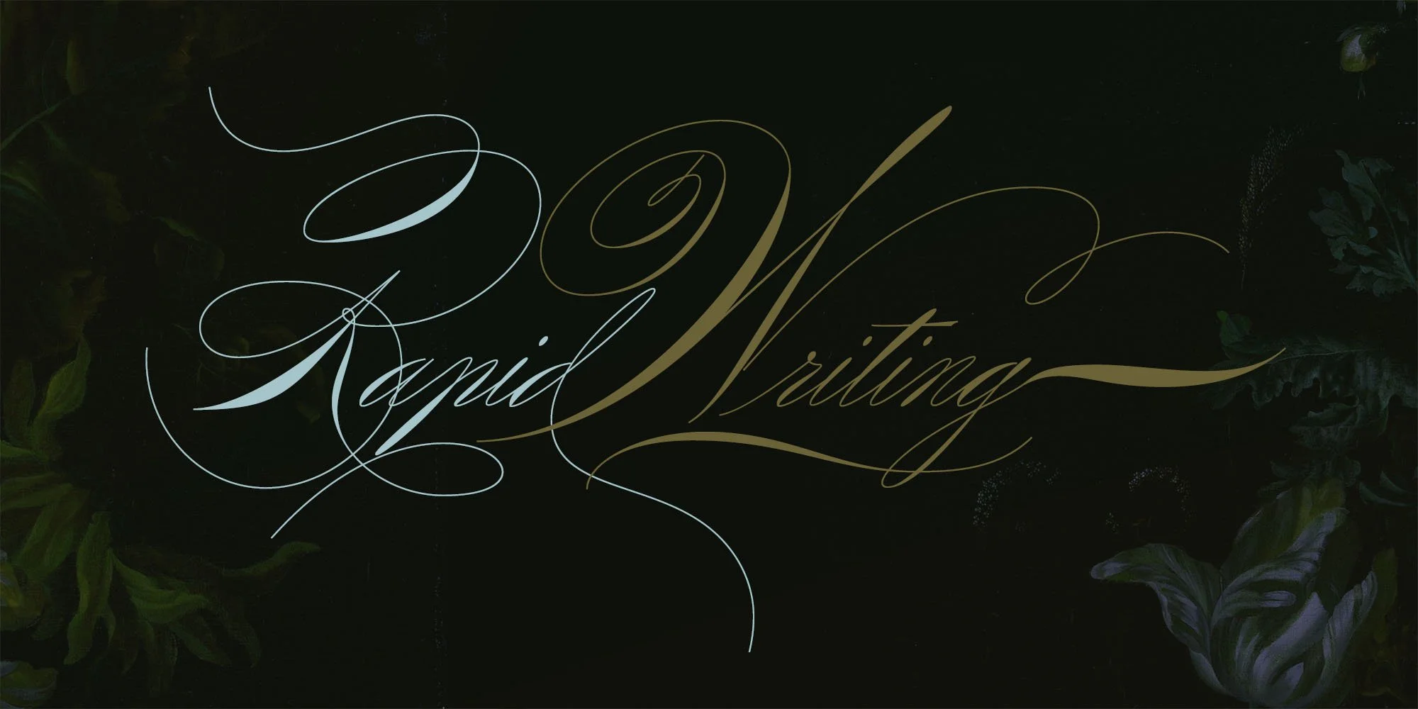 Rapid Writing Typeface — Eduardo Recife / Misprinted Type