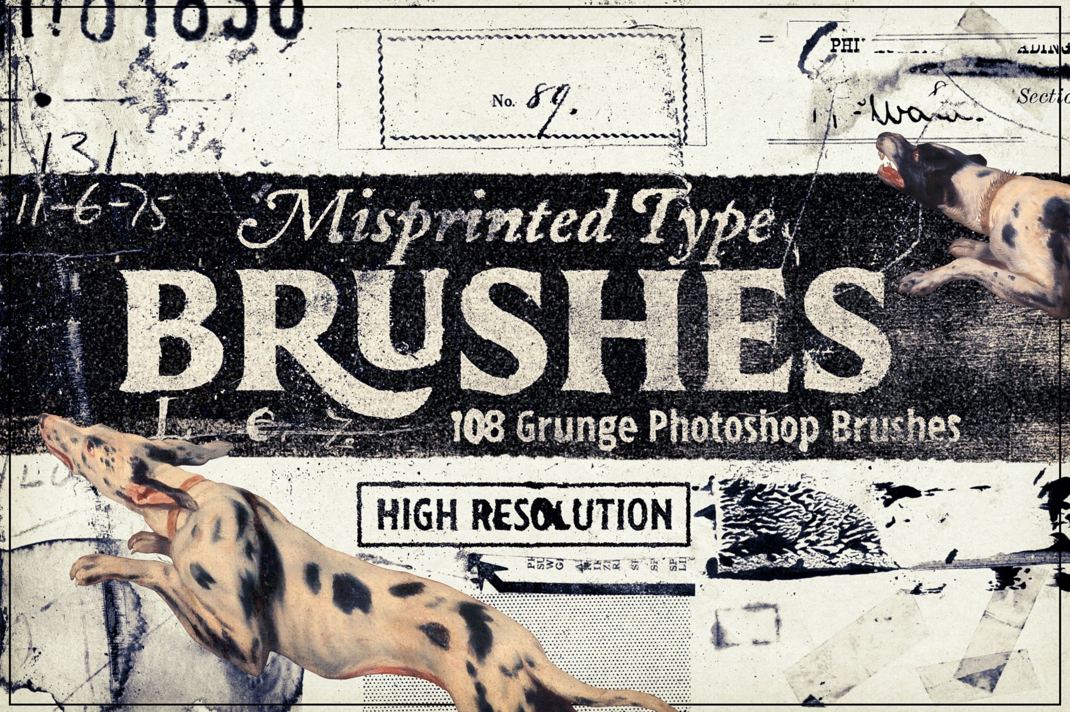 Misprinted Type Brush Collection — Eduardo Recife / Misprinted Type