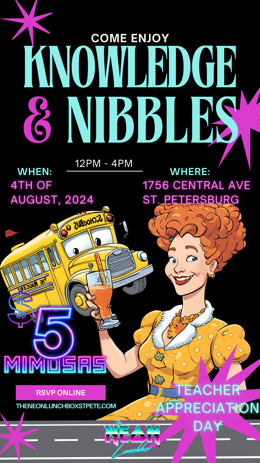 Knowledge & Nibbles — The Neon Lunchbox