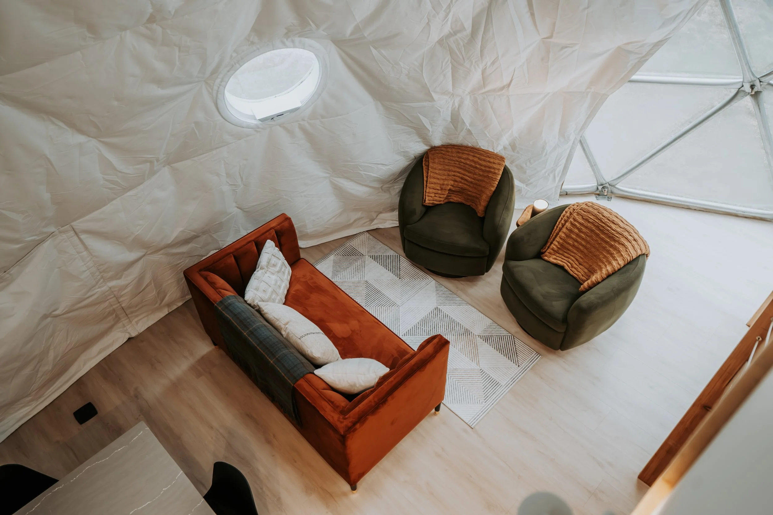 Luxury Geodesic Domes with Hot Tub & Sauna | Glamp Michigan — Glamp ...