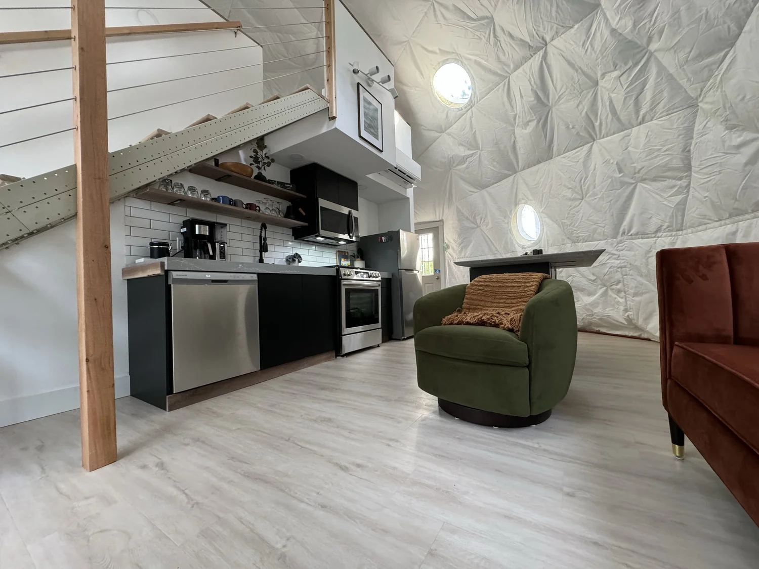 Luxury Geodesic Domes with Hot Tub & Sauna | Glamp Michigan — glamp ...