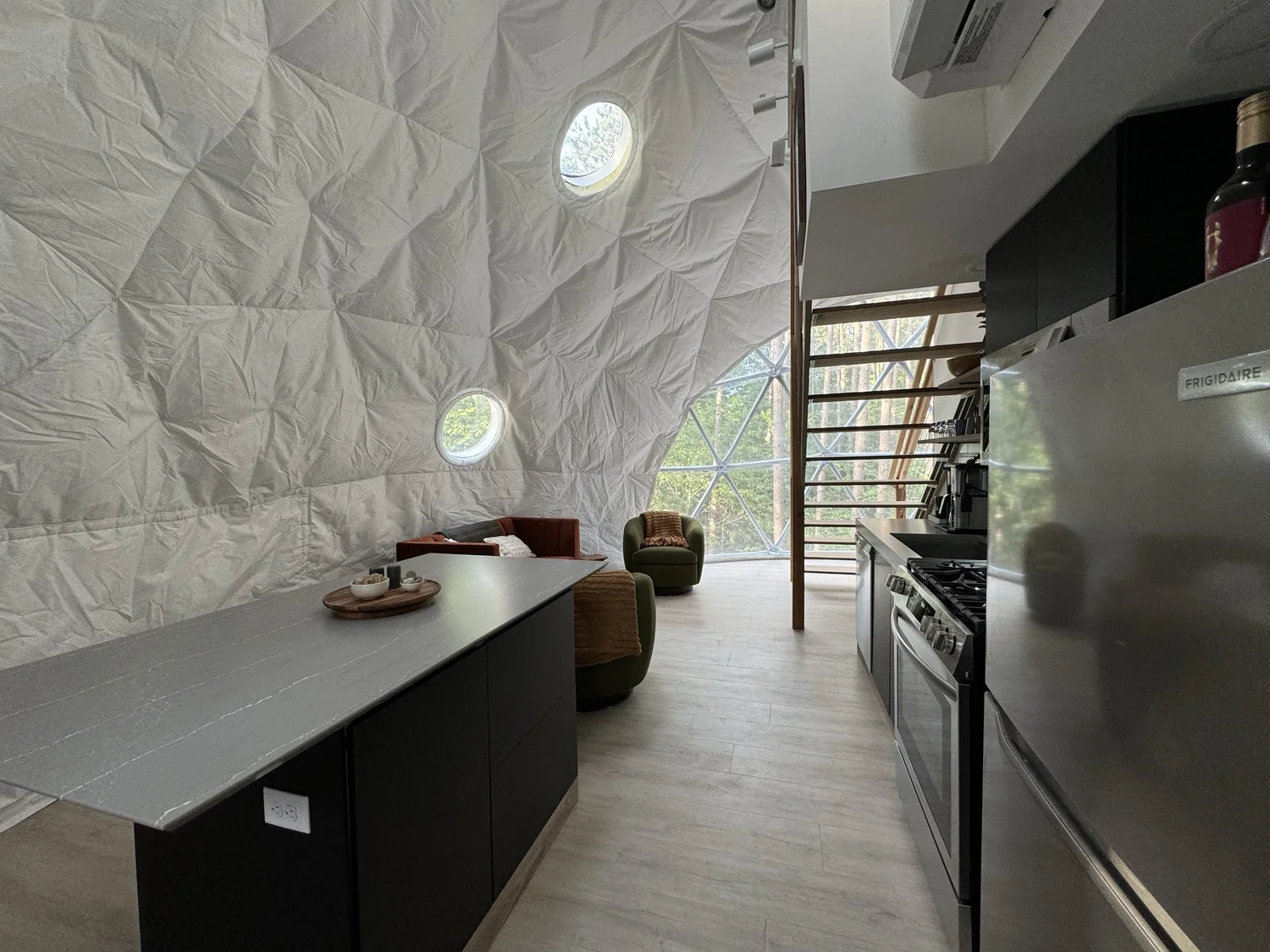 Luxury Geodesic Domes with Hot Tub & Sauna | Glamp Michigan — glamp ...