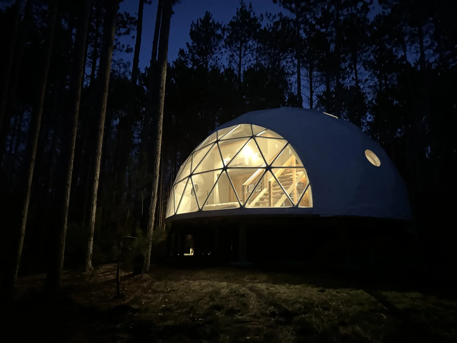 Luxury Geodesic Domes with Hot Tub & Sauna | Glamp Michigan — Glamp ...