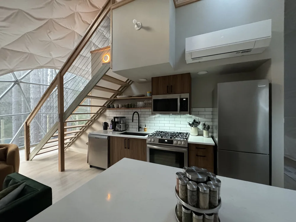 Luxury Geodesic Domes with Hot Tub & Sauna | Glamp Michigan — Glamp ...