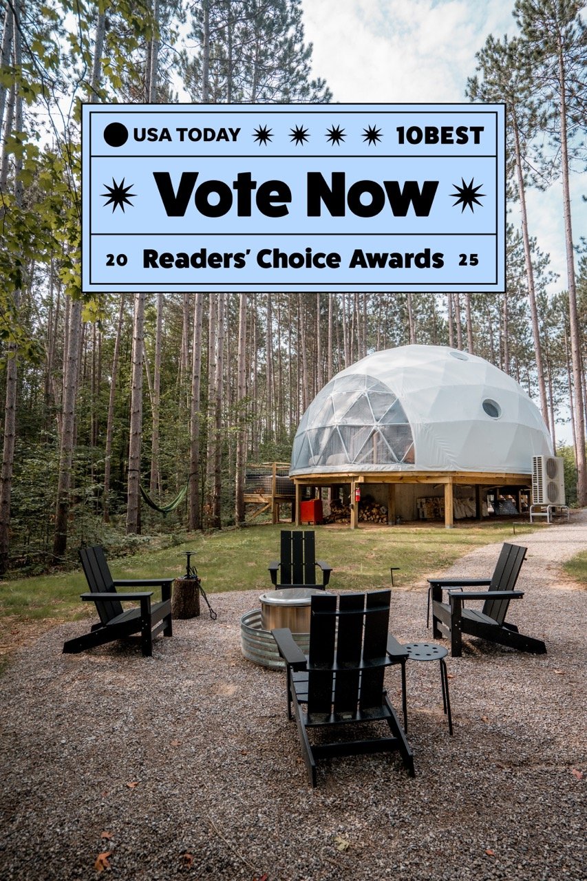 Glamp Michigan: Luxury Glamping Domes in Michigan