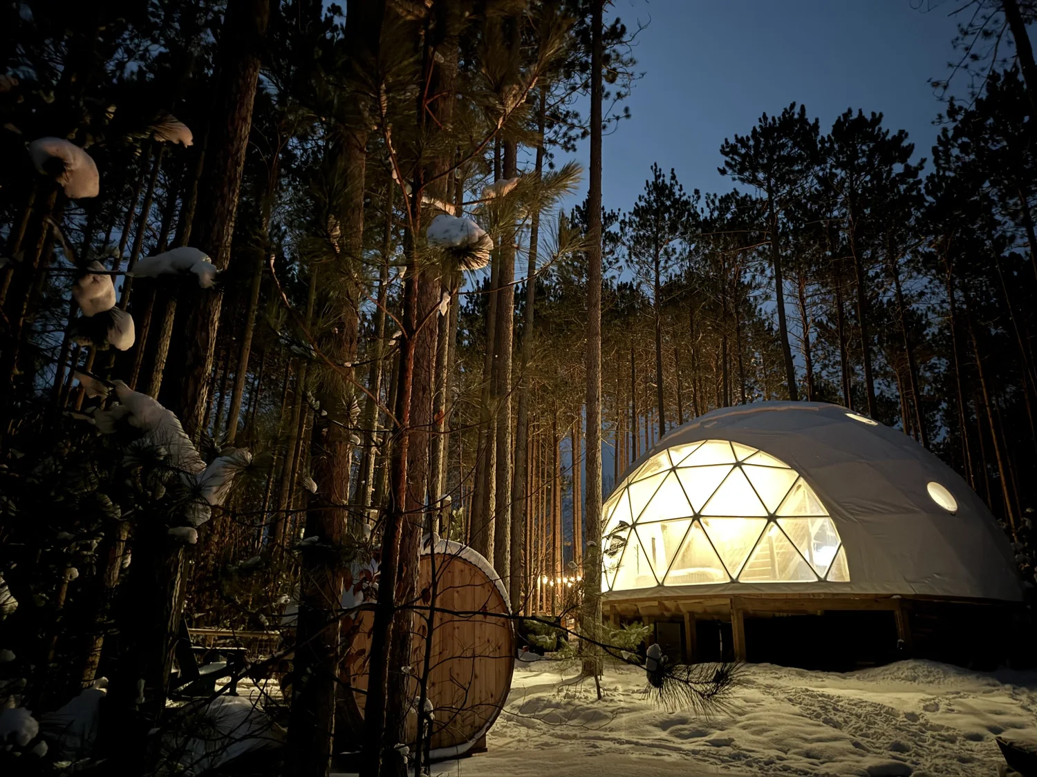 Glamp Michigan: Luxury Glamping Domes in Michigan