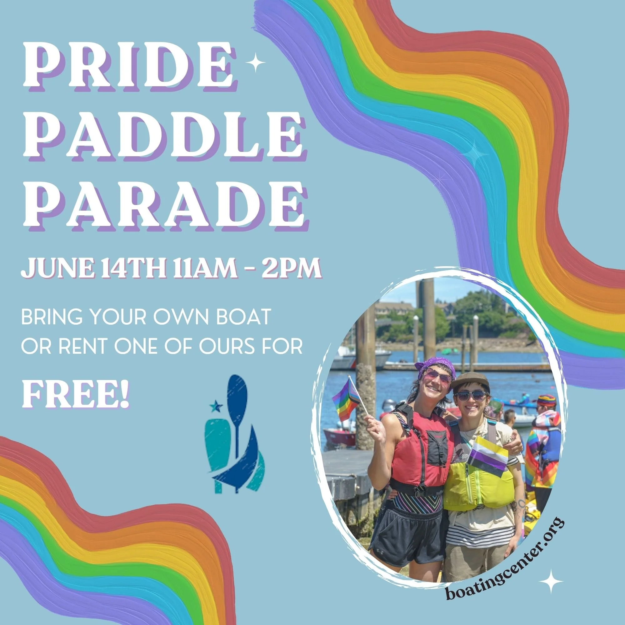 Pride Paddle Out — Community Boating Center