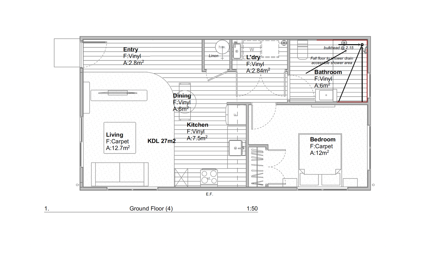 Willow House Plan - Charming 1 Bedroom, 1 Bathroom Single-Level Home ...