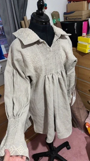 Creating a Victorian Smock — Chiltern Open Air Museum