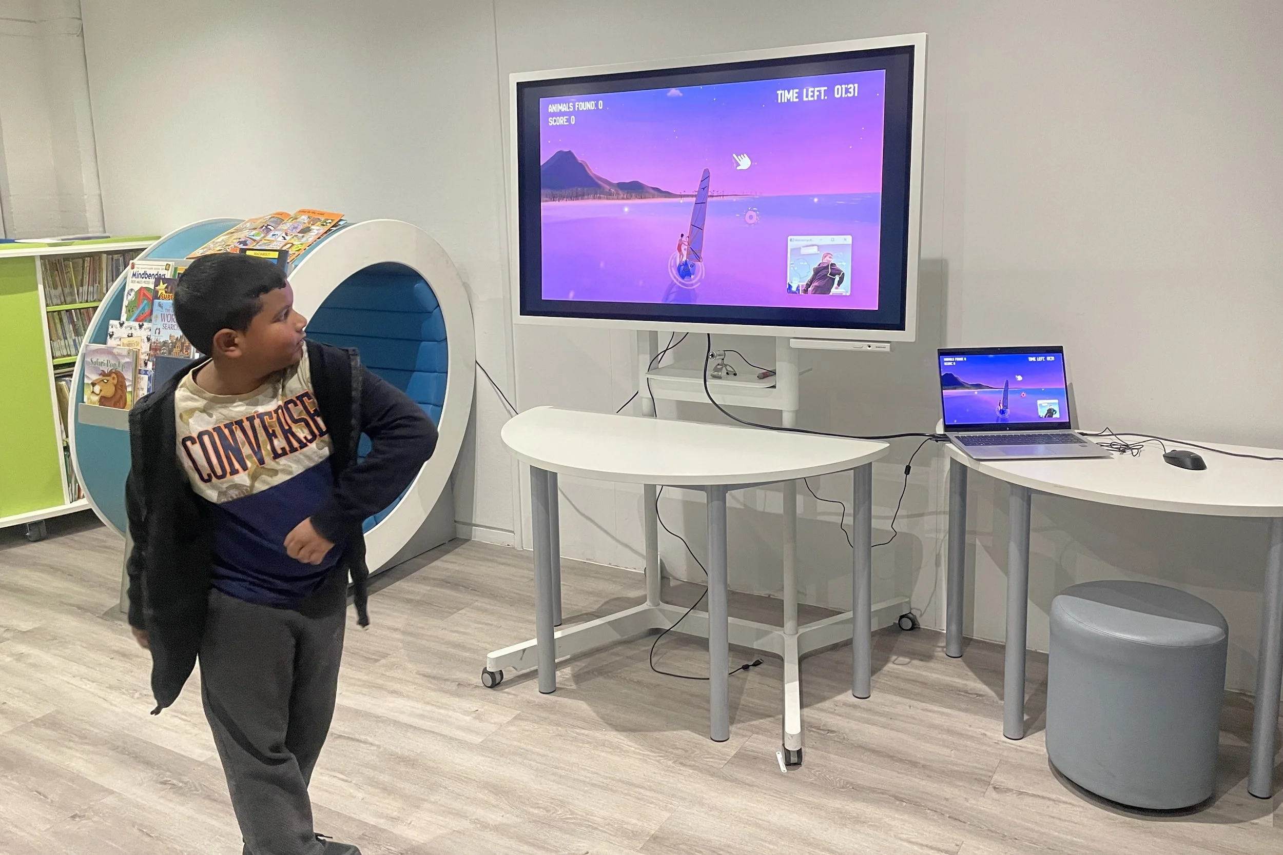 AI touchless computing enhances learning for autistic students at Sybil ...