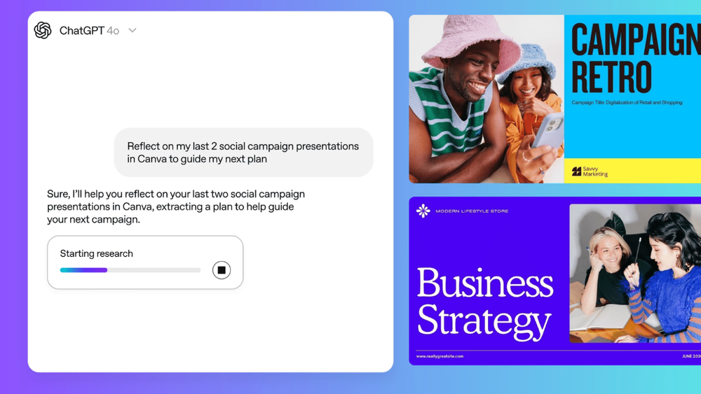 Canva launches full design creation inside ChatGPT as AI powered ...