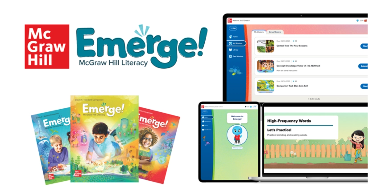 McGraw Hill launches K–5 Emerge! literacy curriculum based on Science ...