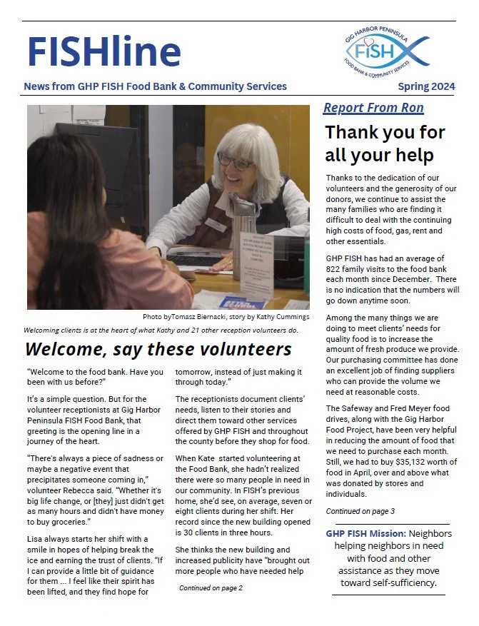 Gig Harbor Peninsula FISH Food Bank and Community Services