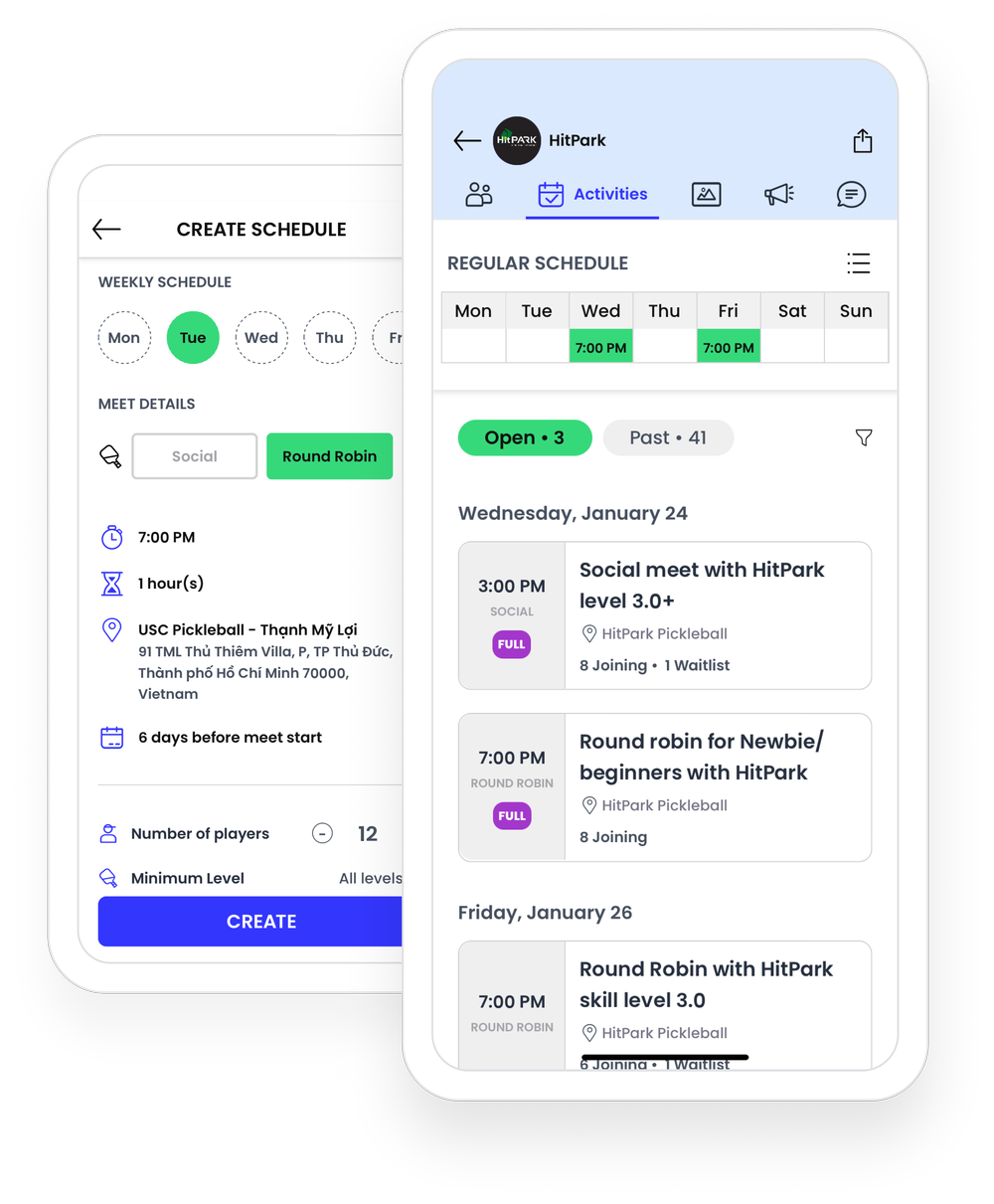 For Organizers — Reclub Pickleball