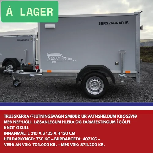 Bergvagnar er umboðsaðili fyrir Tomplan á Íslandi I Kerrur til sölu ...