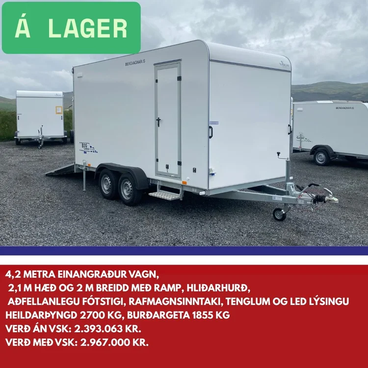 Bergvagnar er umboðsaðili fyrir Tomplan á Íslandi I Kerrur til sölu ...