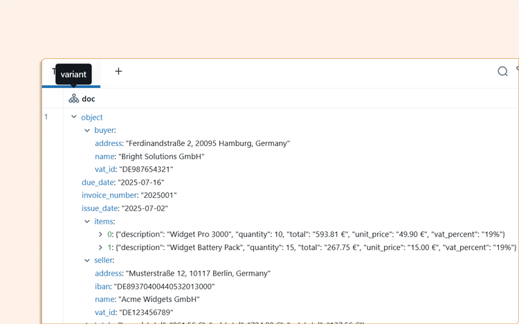 How to Convert PDF Invoices to Database Records with Databricks AI_PARSE_DOCUMENT() — SunnyData