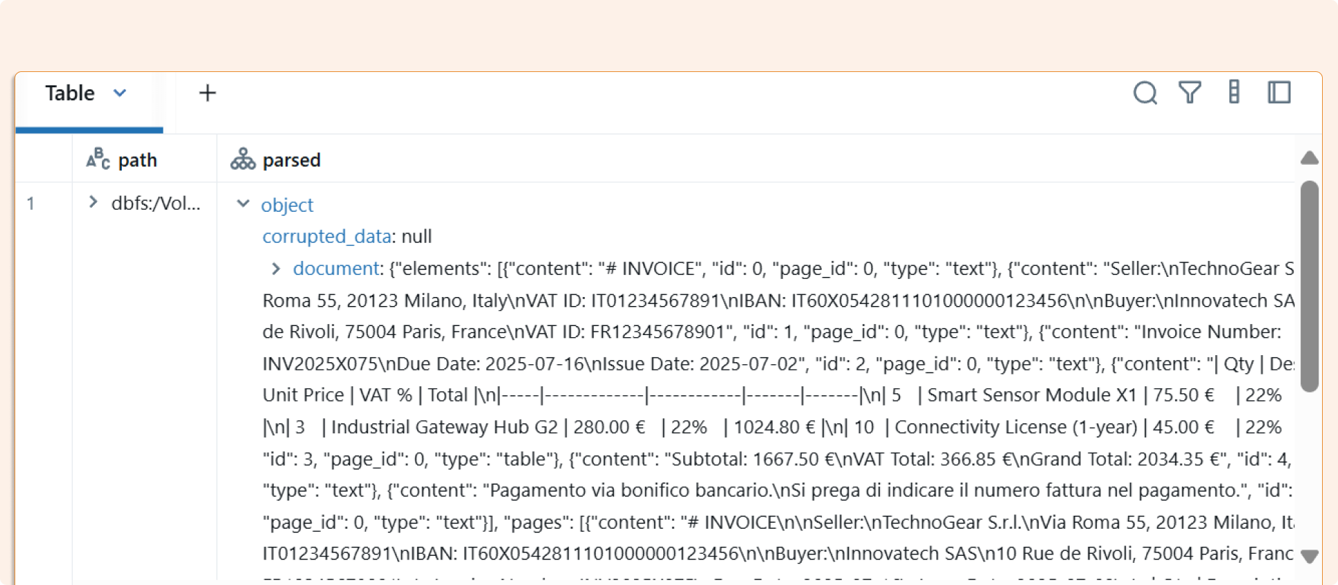 How to Convert PDF Invoices to Database Records with Databricks AI_PARSE_DOCUMENT() — SunnyData