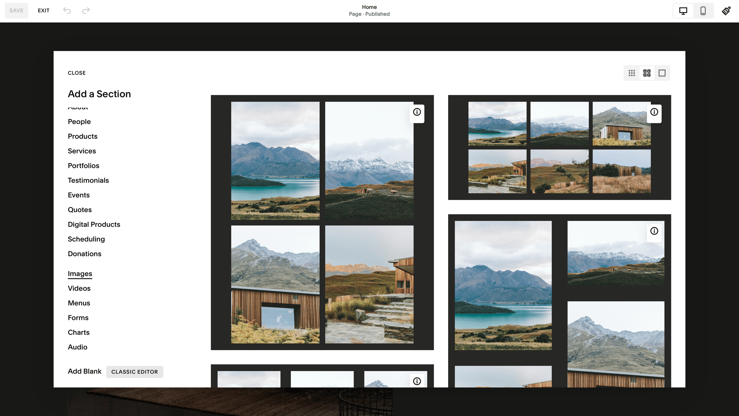 Squarespace Page Sections: Complete 2025 Guide