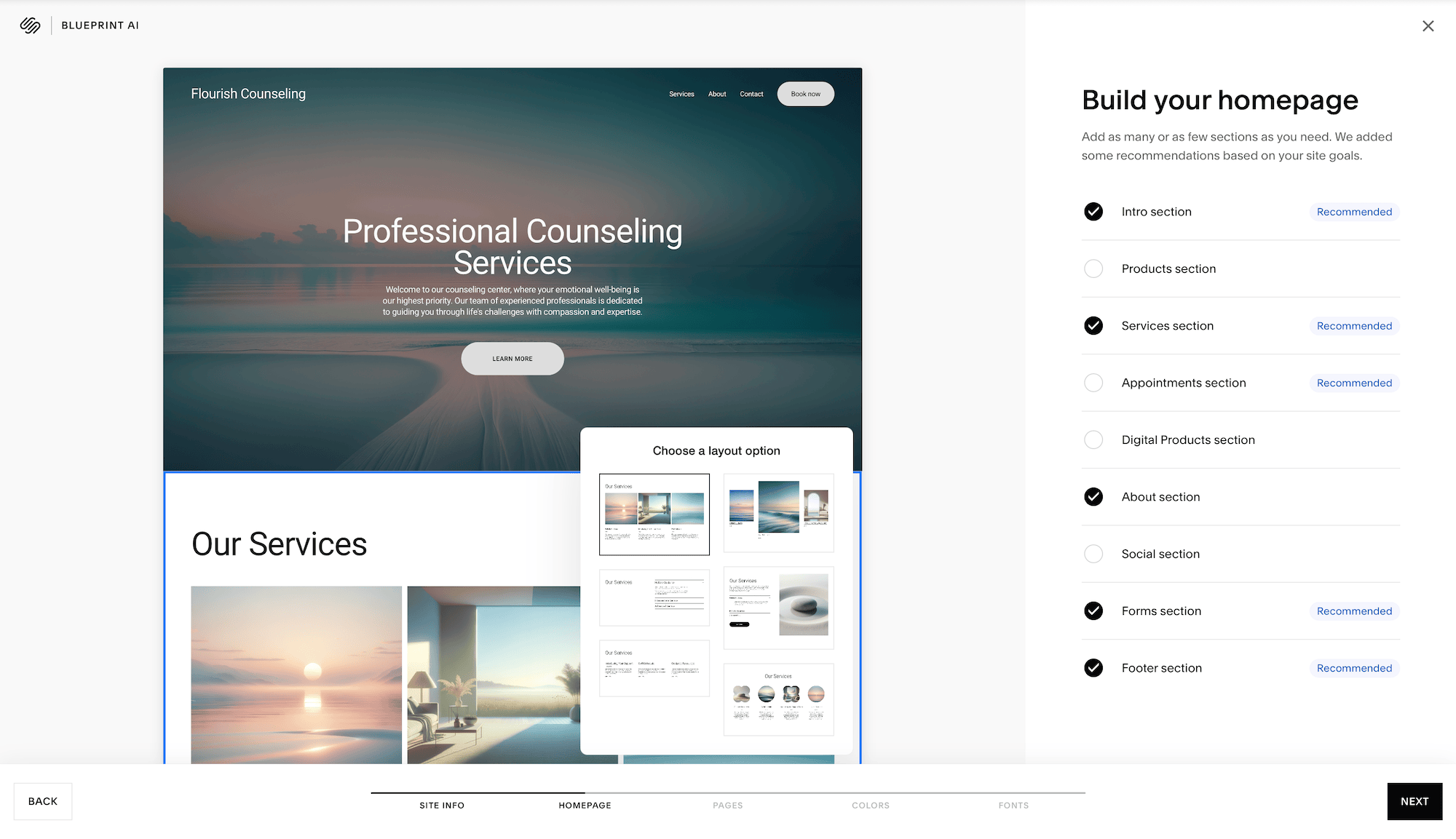 How to Build a Website with Squarespace Blueprint AI (2025)
