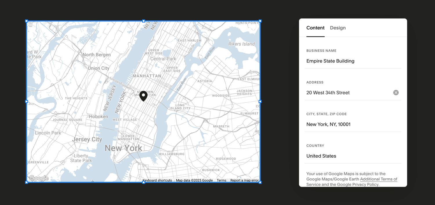 How to Add a Map Block in Squarespace (Embed Google Maps)