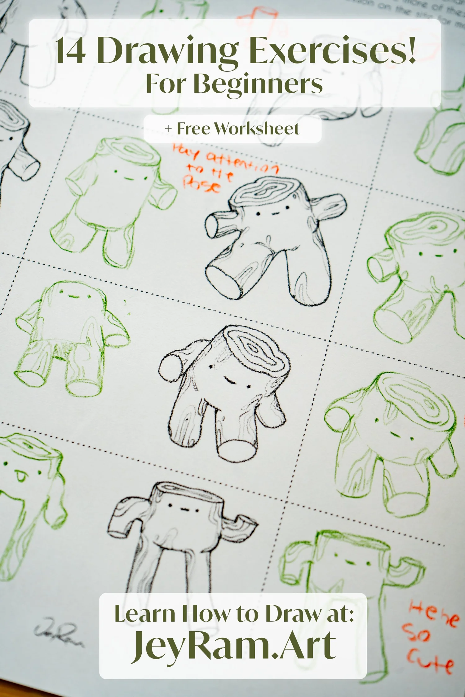 Free Beginner Drawing Tutorials! — JeyRam Drawing Tutorials