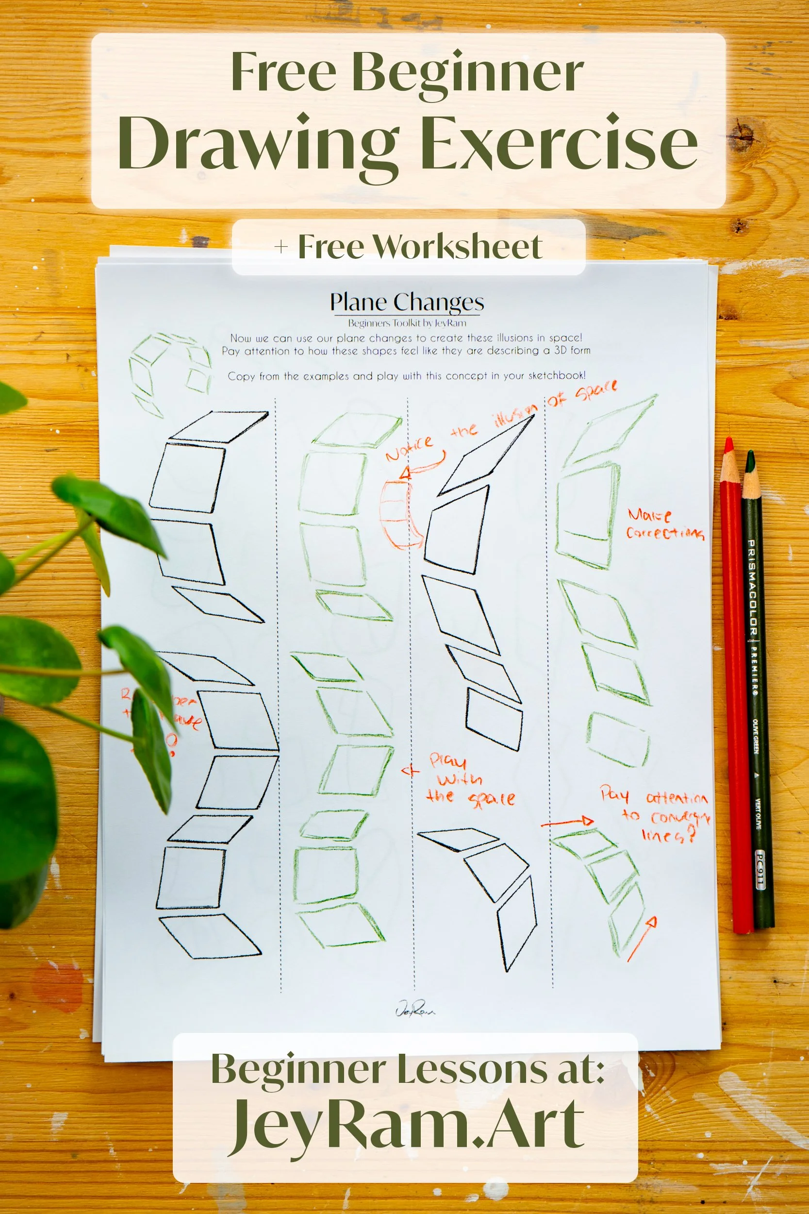 Free Drawing Exercise for Beginners 🎨 — JeyRam Drawing Tutorials