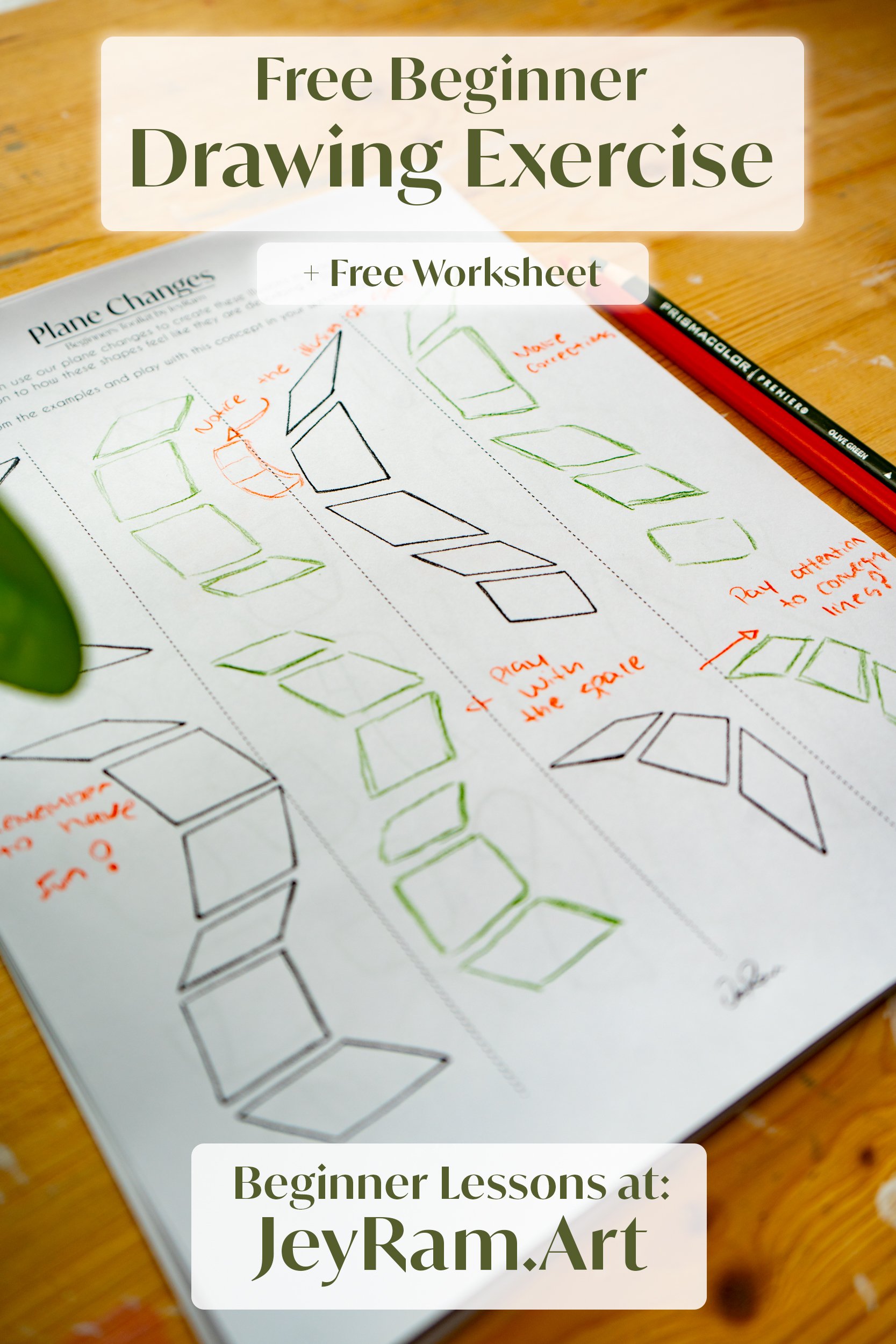 Free Drawing Exercise for Beginners 🎨 — JeyRam Drawing Tutorials