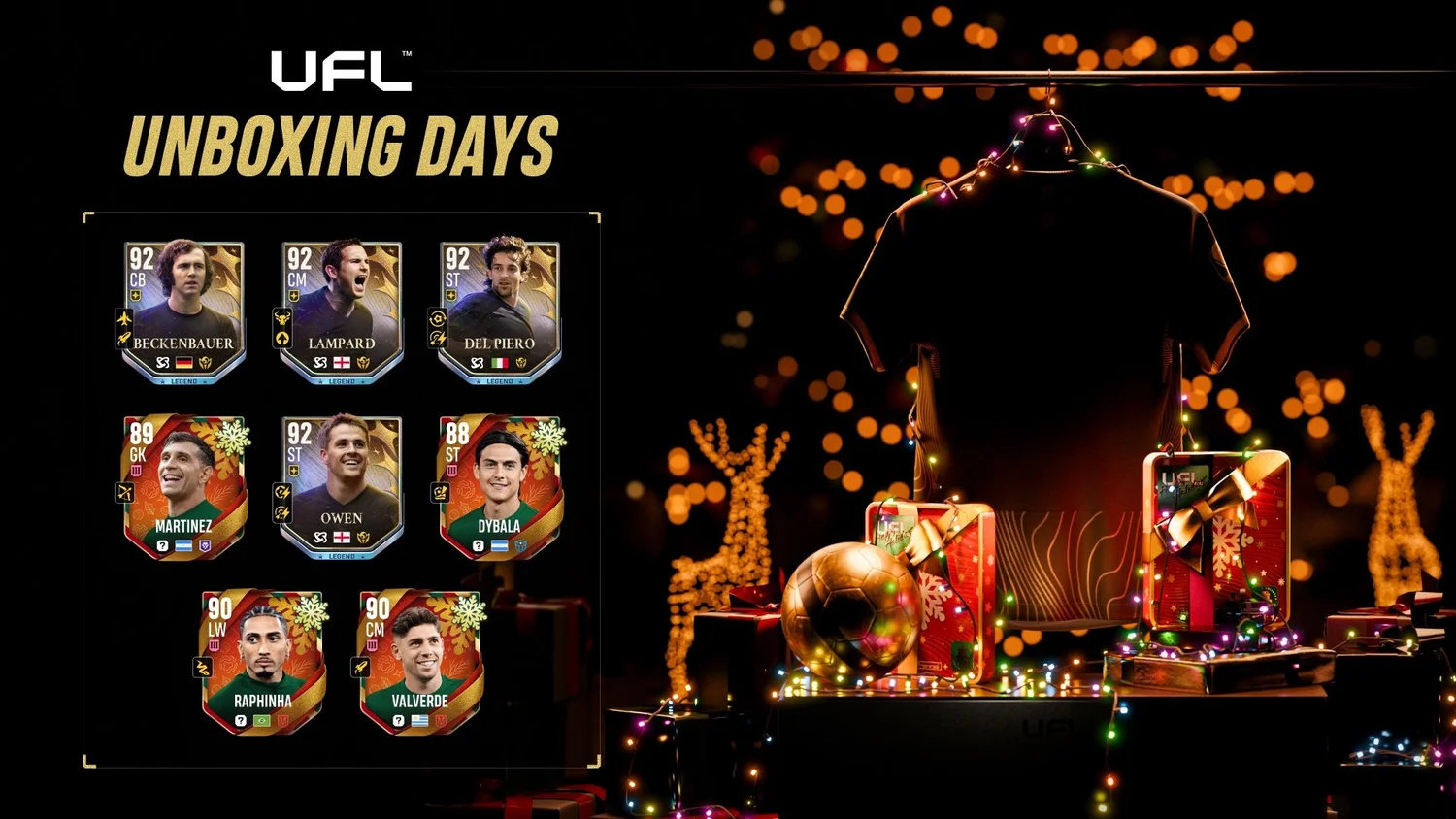 Unboxing Days: Your Holiday Rewards Calendar Is Live! — Join UFL