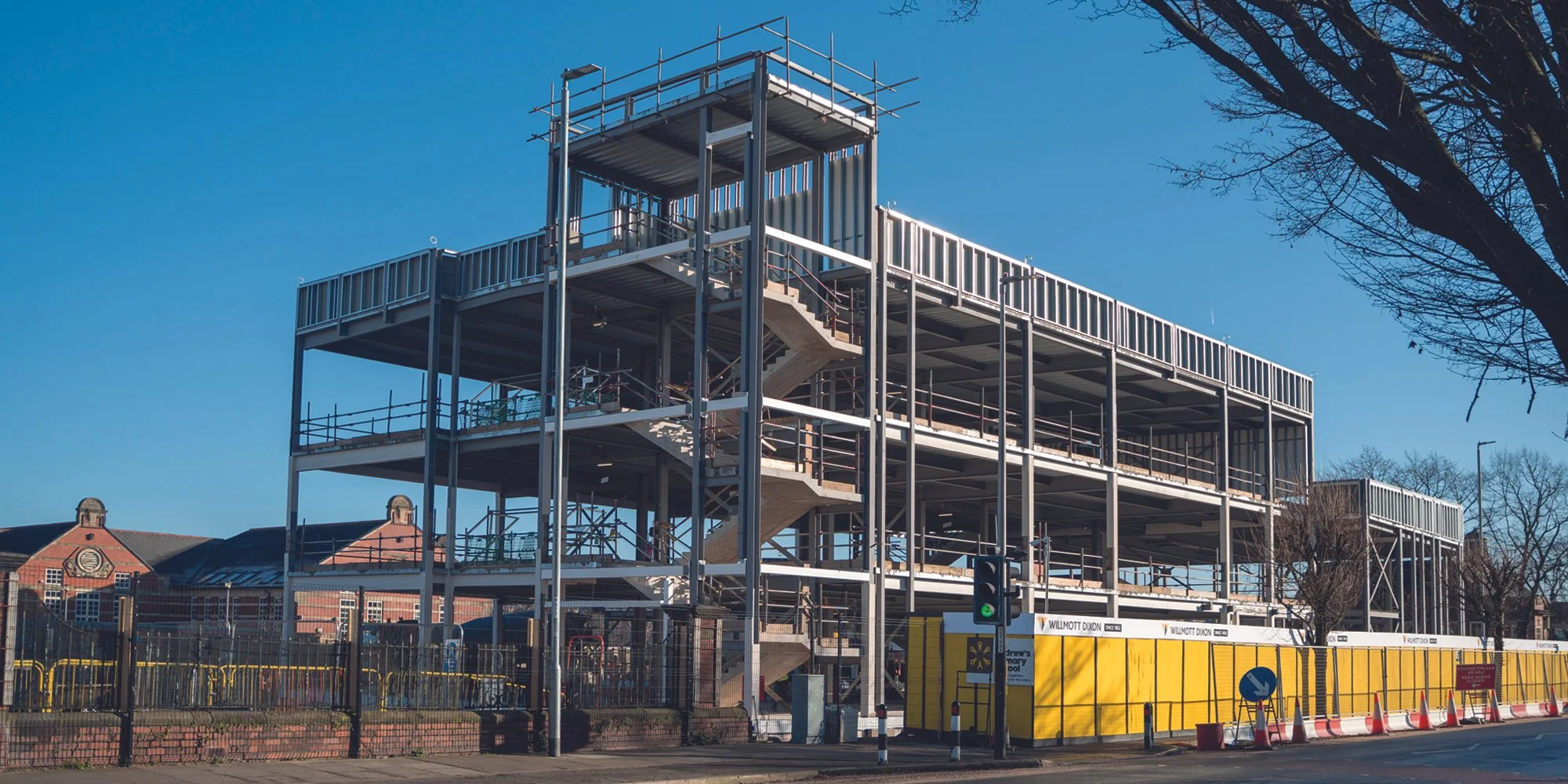 The new building — St. Andrews Primary School