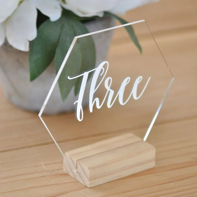 Table Numbers — Alum Creek Farm