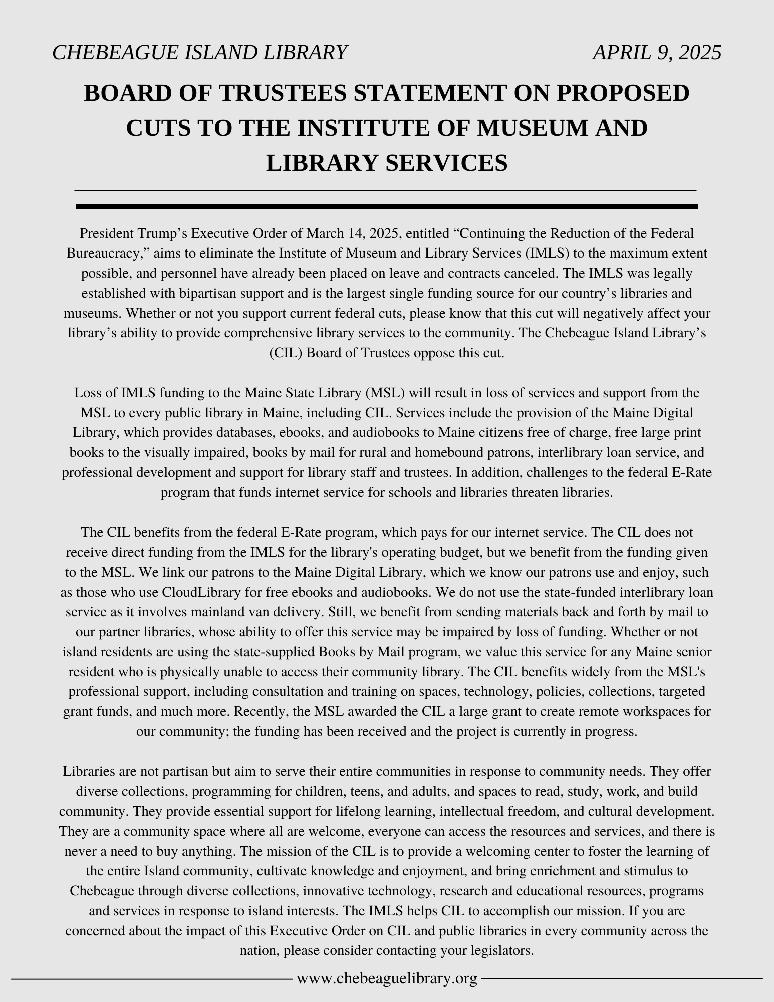 Events — Chebeague Island Library