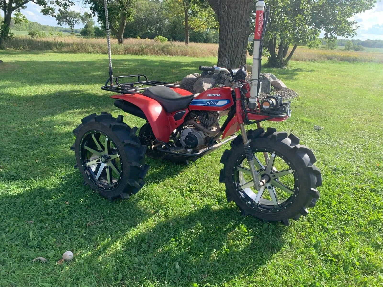 Swamp Outlaw 1980-86 Honda ATC 185 200 Custom Rear 6" Complete Lift Kit ...