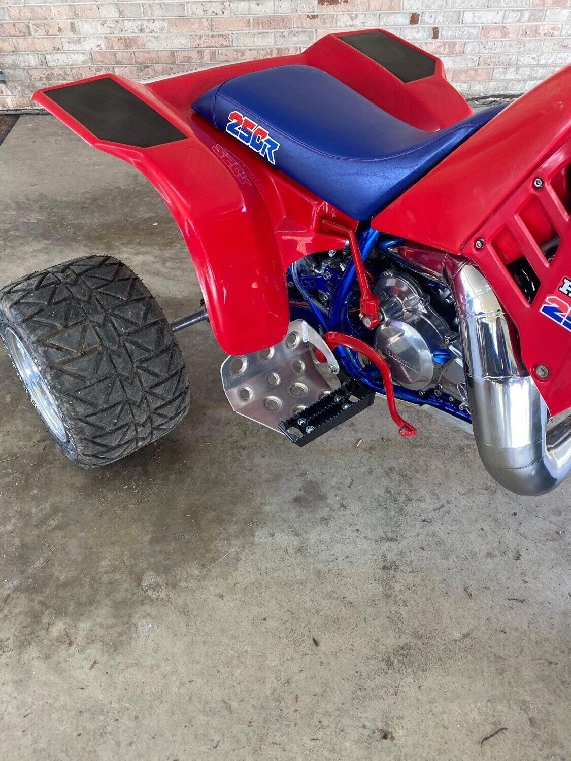 Swamp Outlaw 1985-86 Honda ATC 250R Front Skid Plate With Foot Pegs And ...