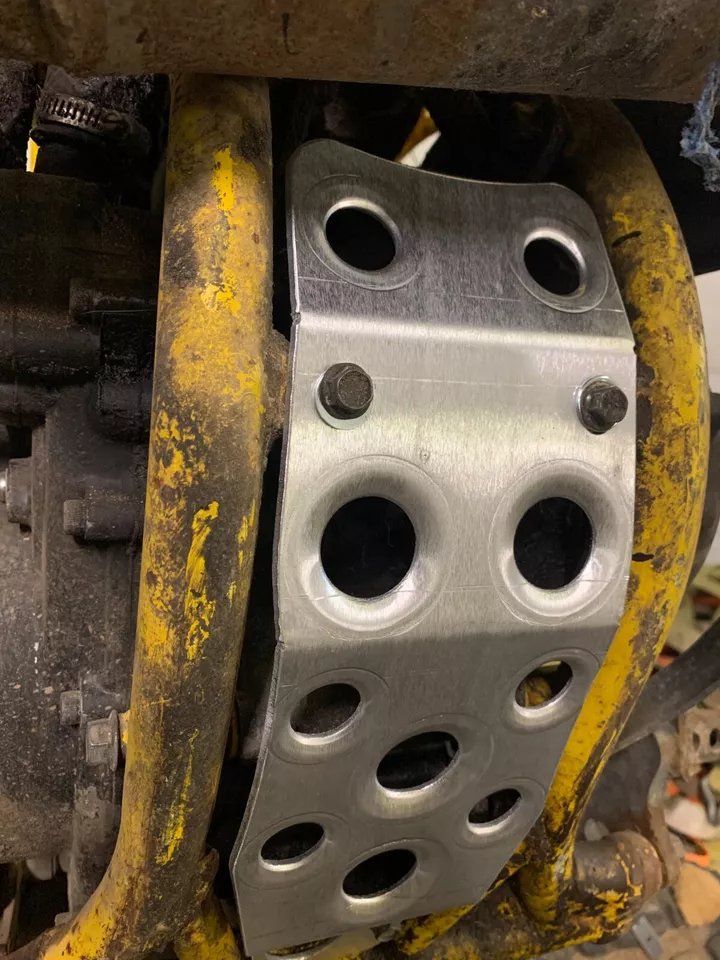 Swamp Outlaw Yamaha 1985-1986 Tri-Z 250 Steel Grab Bar Wheelie Bar Bolt ...