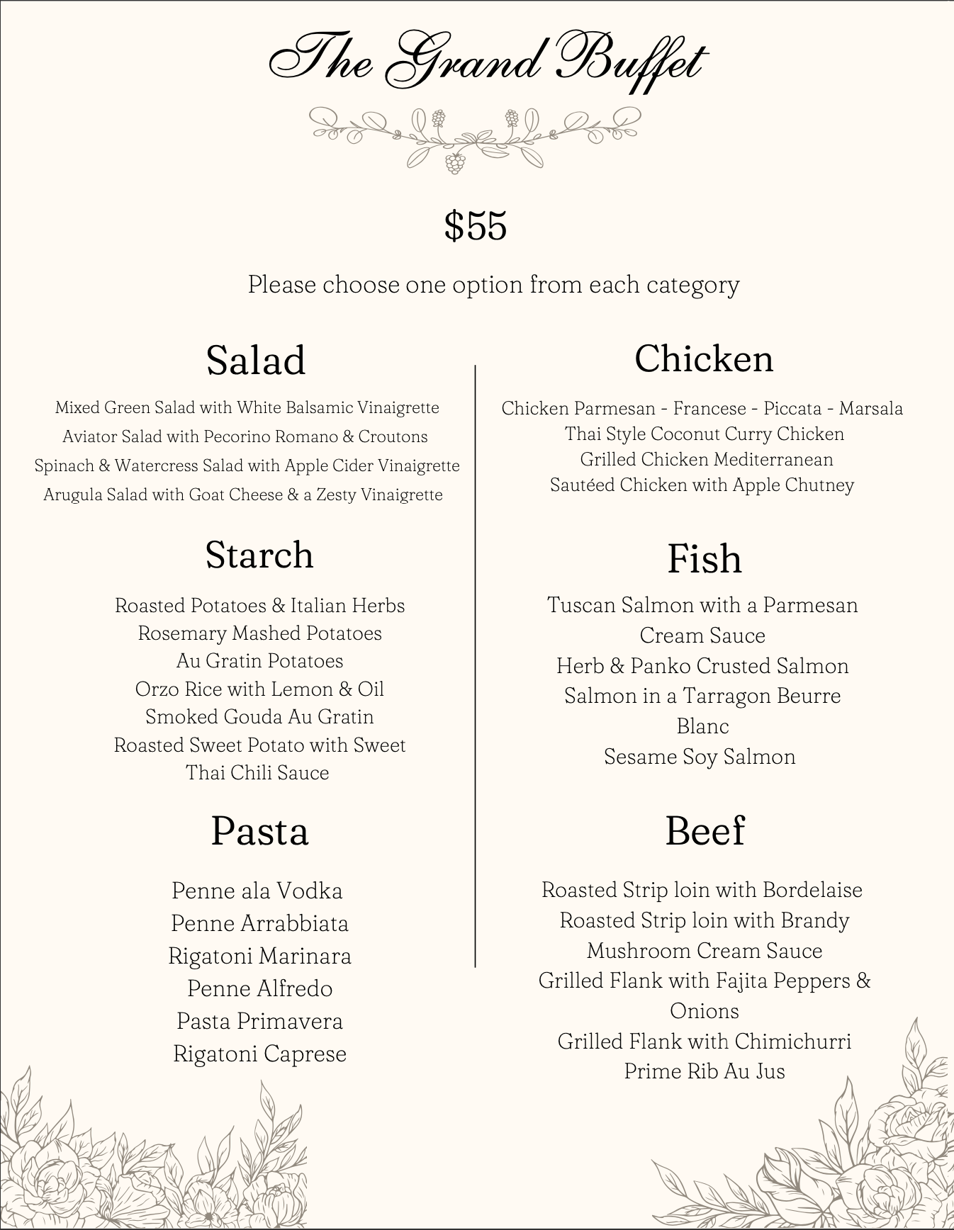 Events Brochure | Private Event Venue | Novella's New Paltz