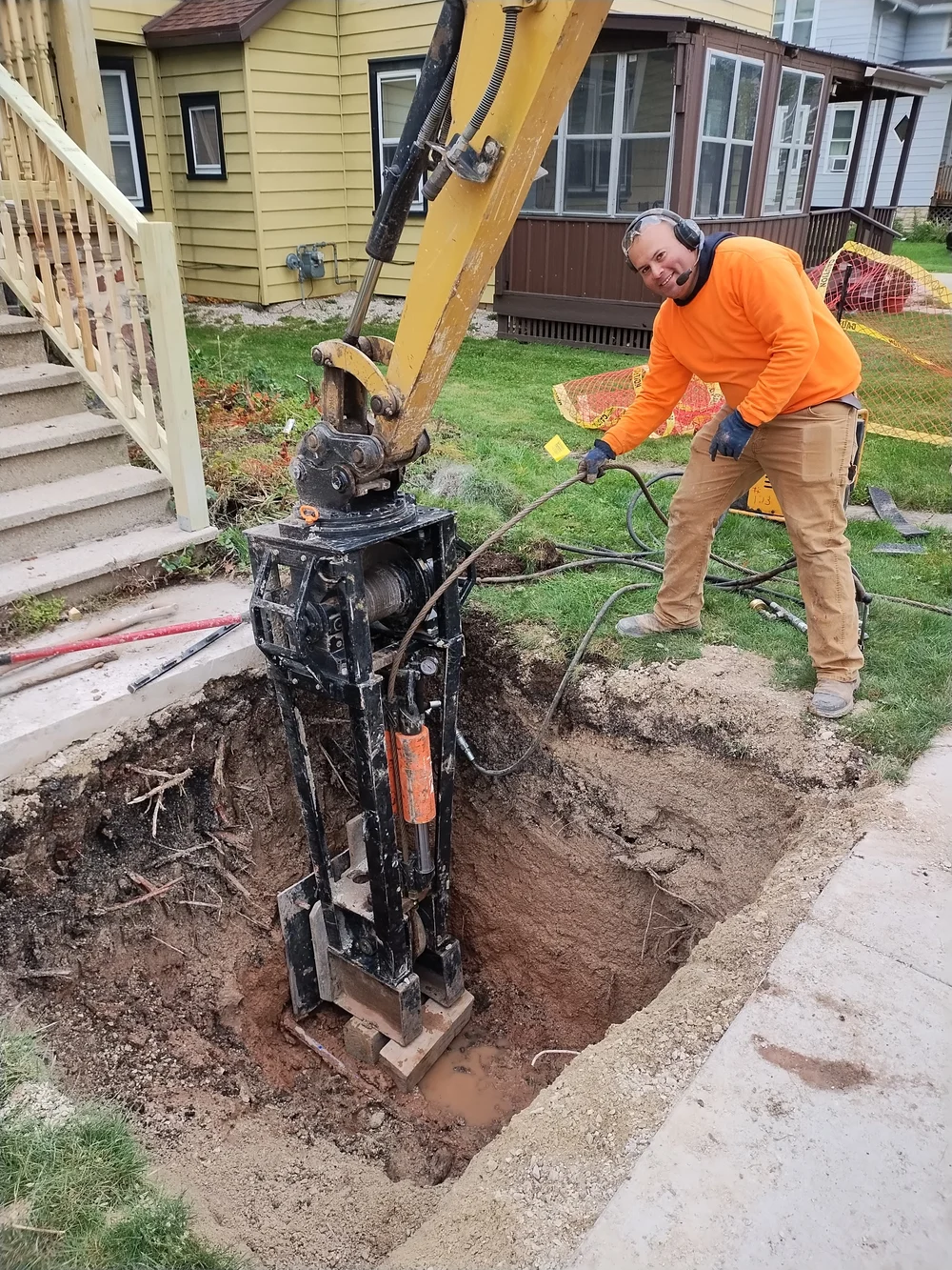 Our Pipe Winch Accommodates The Tric Tools Pulling Unit — ACME Trenchless