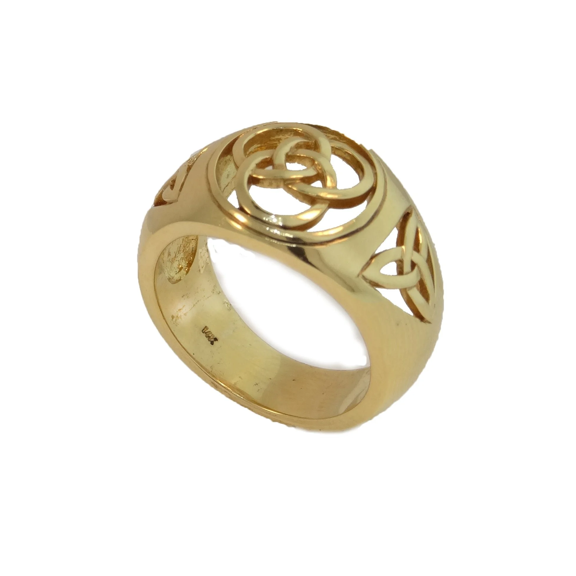 "Celtic Trinity with Circle of Unity Charm In 14K Gold | Warren ...