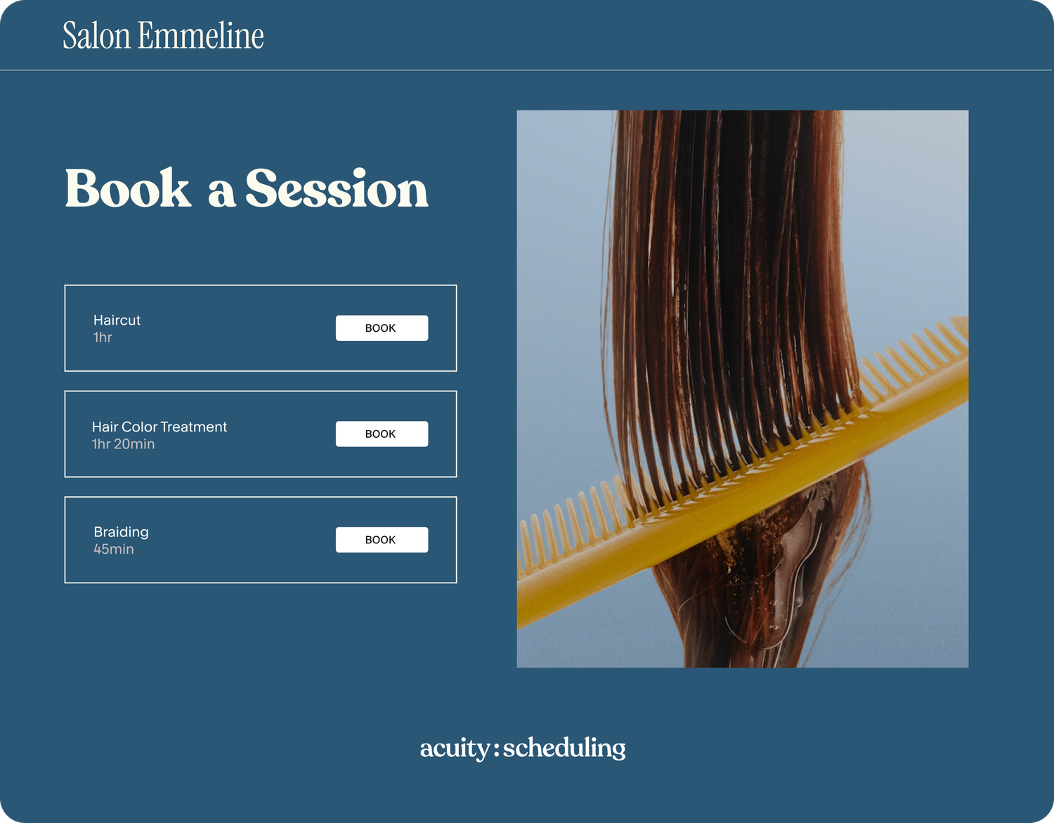Hair Salon Scheduling Software - Acuity Scheduling
