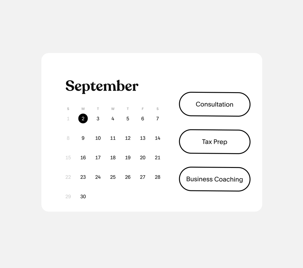 Professional Services Scheduling Software - Acuity Scheduling