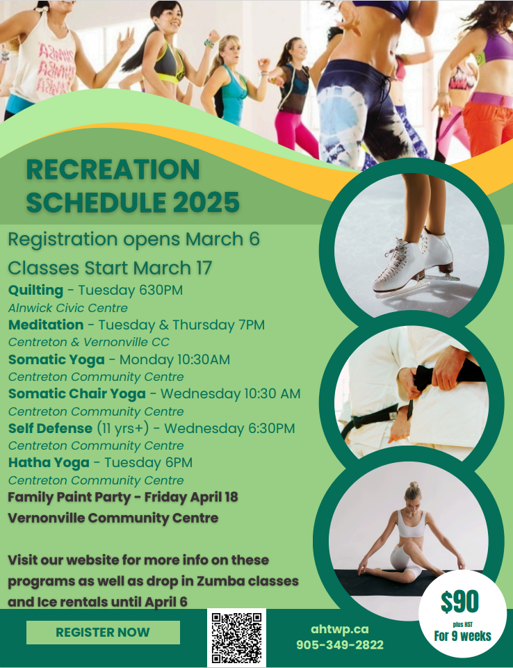 Recreation Activities and Programs — Township of Alnwick-Haldimand