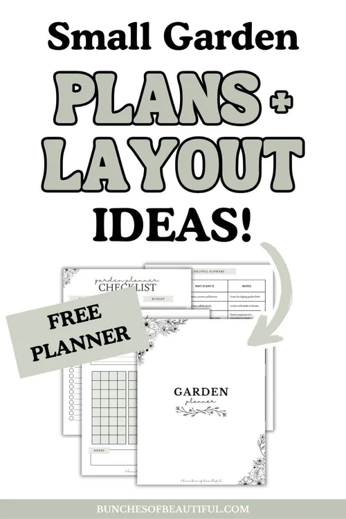 Small Garden Plans and Layout Ideas + Free Garden Planner — bunches of ...