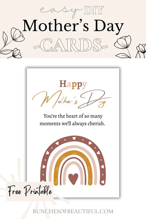 5 Free Printable Mother’s Day Cards — bunches of beautiful