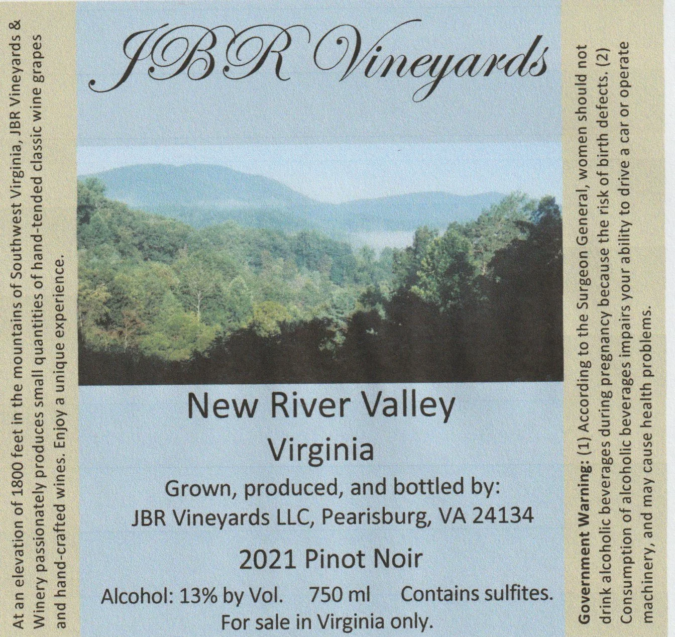 Products — JBR Vineyards