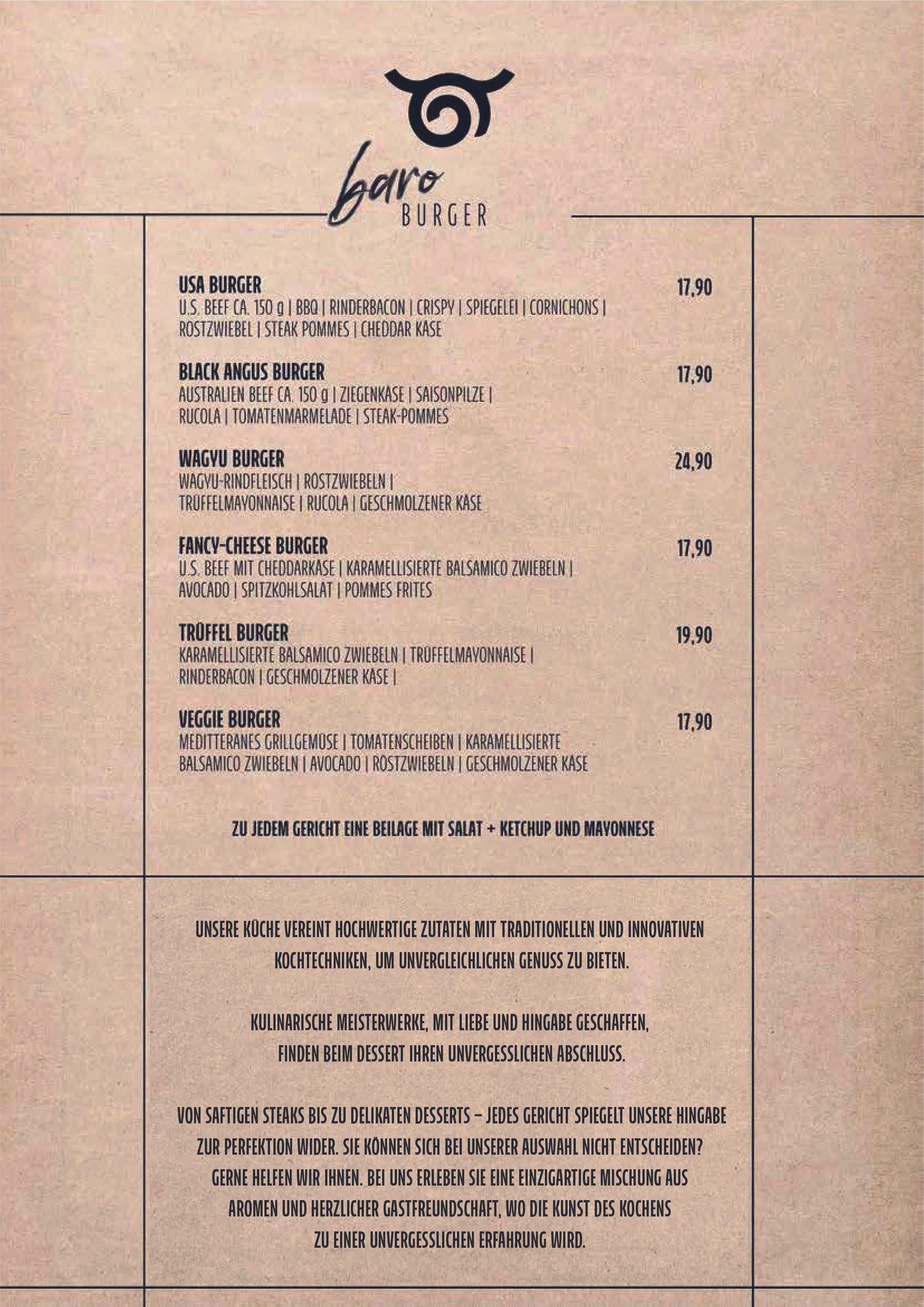Menü — Baro