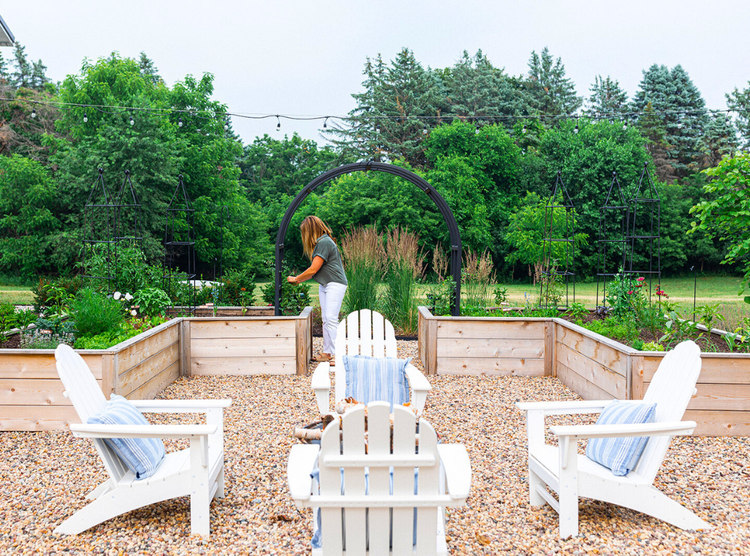 Custom Garden Design: Modern Farmhouse Kitchen Garden — Katie Oglesby ...