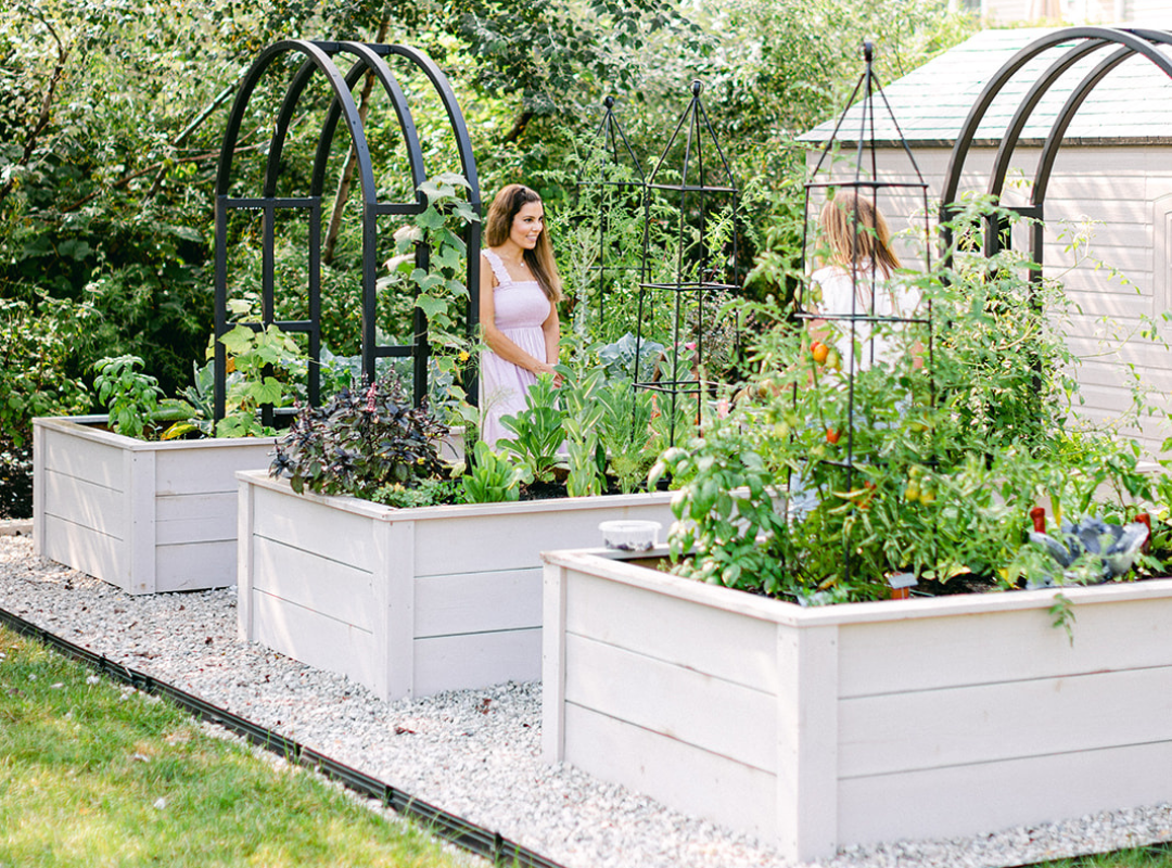 Custom Garden Design: Kitchen Garden Trio — Katie Oglesby, Kitchen ...